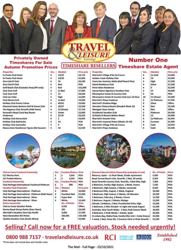 Media & TV Adverts, Travel Magazines - Travel & Leisure Group